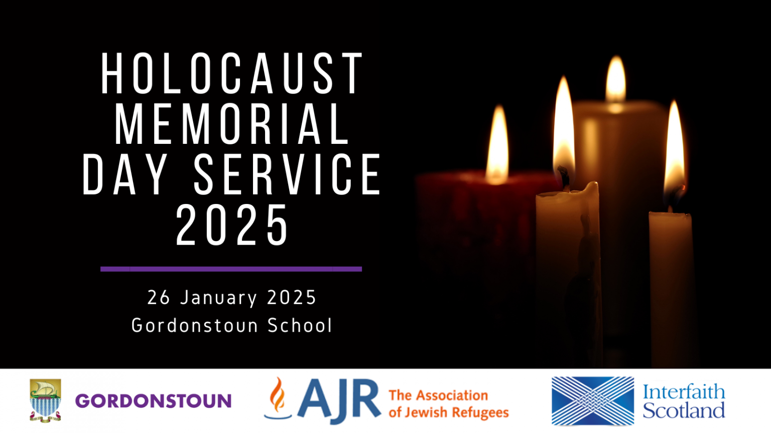 Holocaust Memorial Day Service at Gordonstoun - Interfaith Scotland
